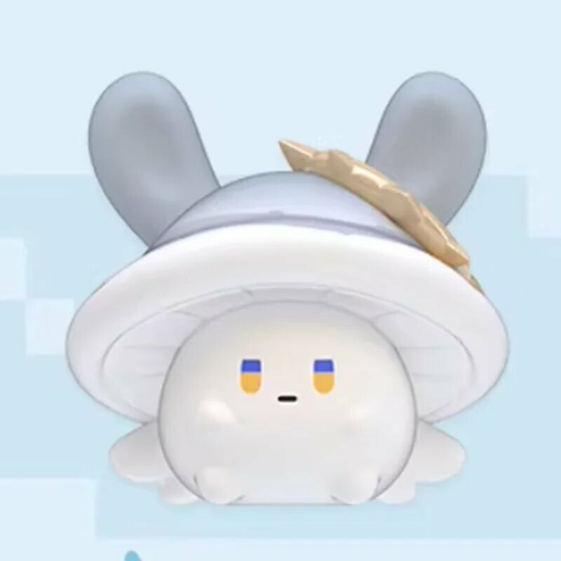 Мини-фигурка Honkai Star Rail Зайчик-гриб, Белый, R, 3.6 см