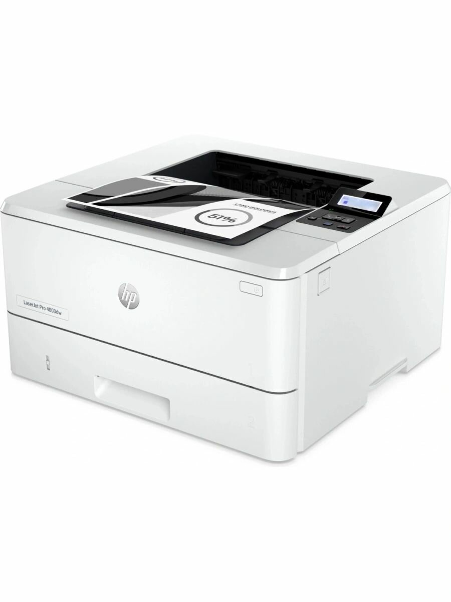 Принтер лазерный HP LaserJet Pro 4003dw A4 белый (2Z610A)