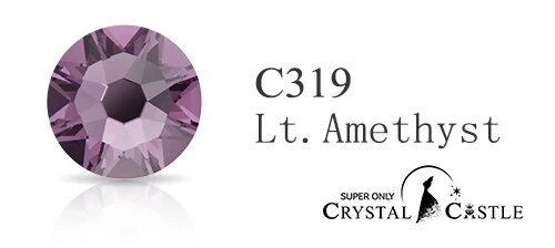 Стразы Crystal Castle C319 Light Amethyst, 288 шт