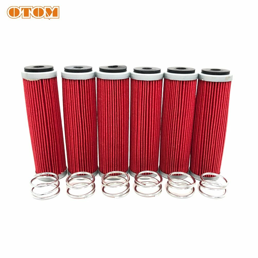 OTOM 6 шт. масляные фильтры для мотоцикла