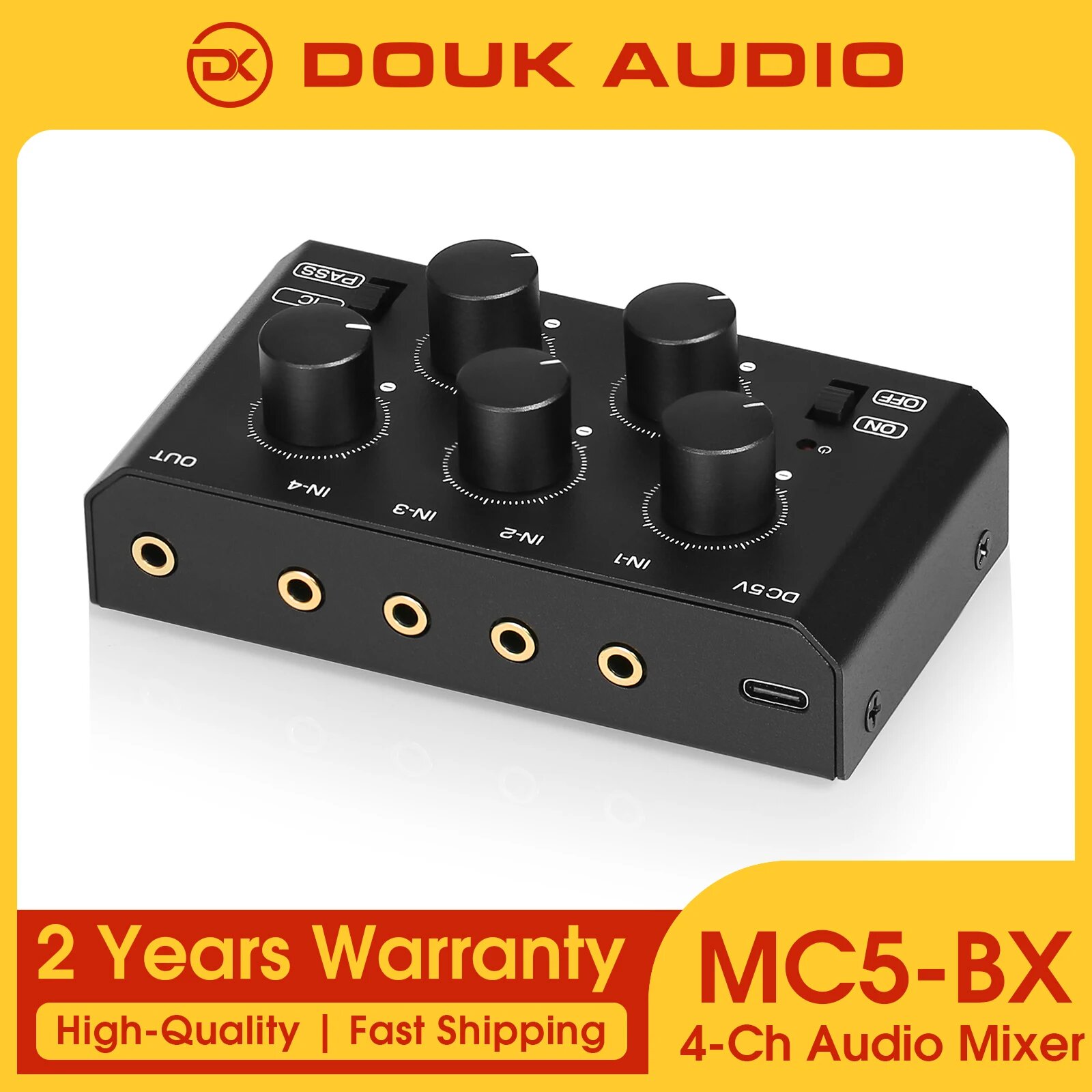 Nobsound MC5-BX Мини микшер 4 канала