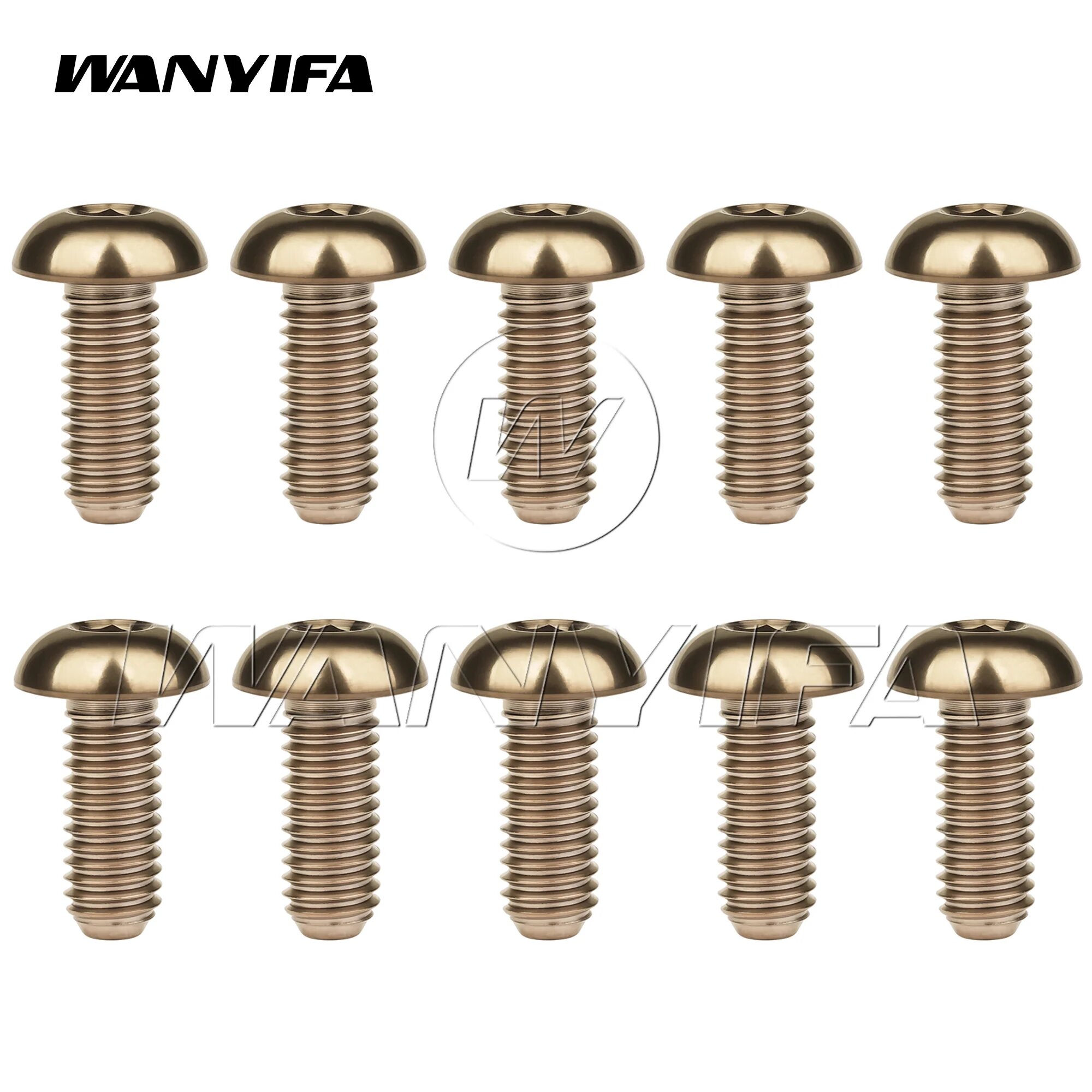 Титановые болты Wanyifa Bronze M5x10mm