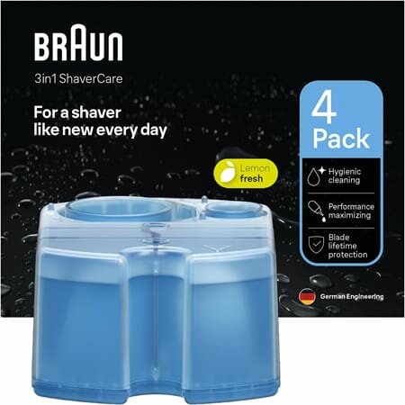 Помазок Braun CCR Refill LemonFresh, лимонный аромат, 4 шт