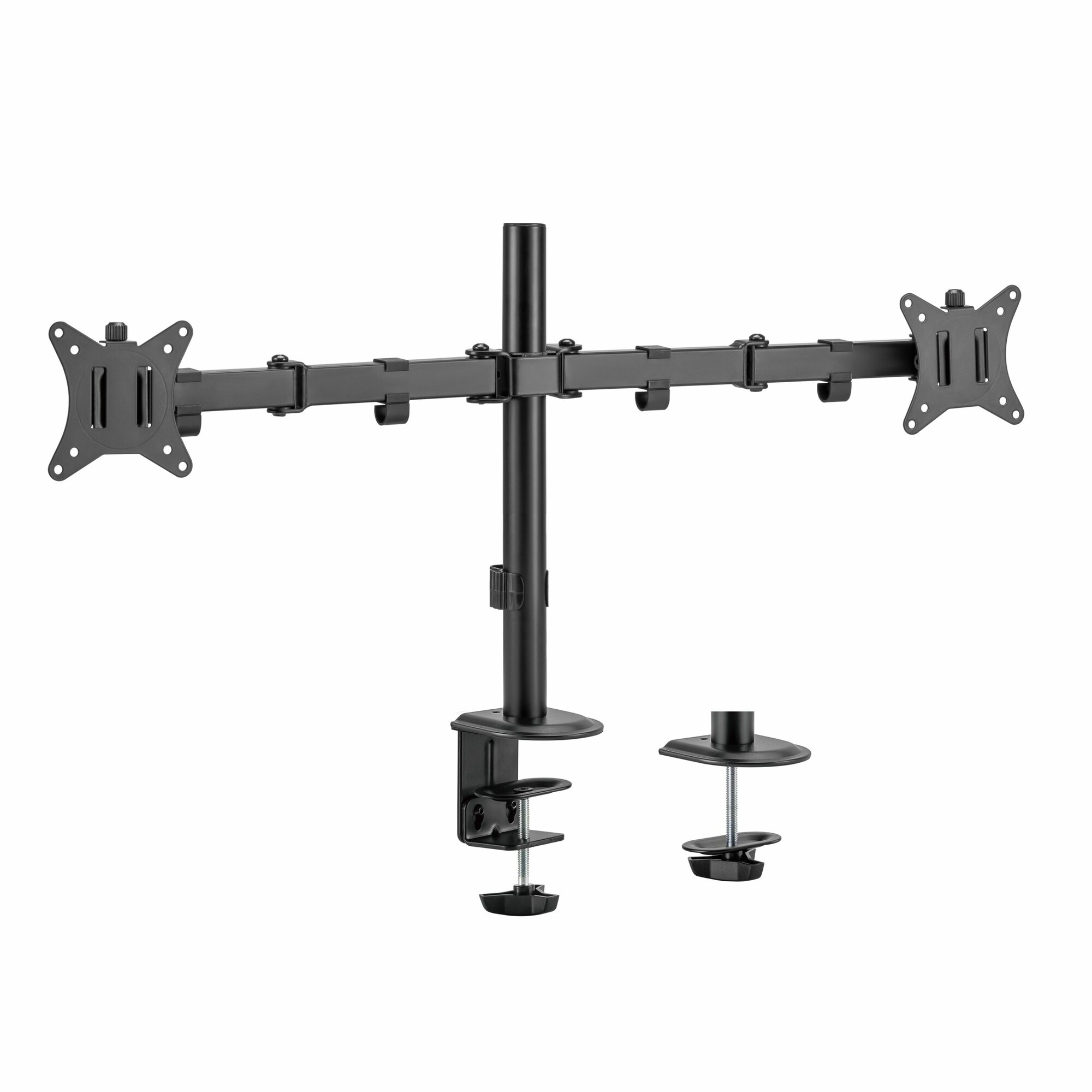 Кронштейн (держатель) ErgosmartBy Twin II для 2-х мониторов 17"-32" до 20 кг, настольный, черный