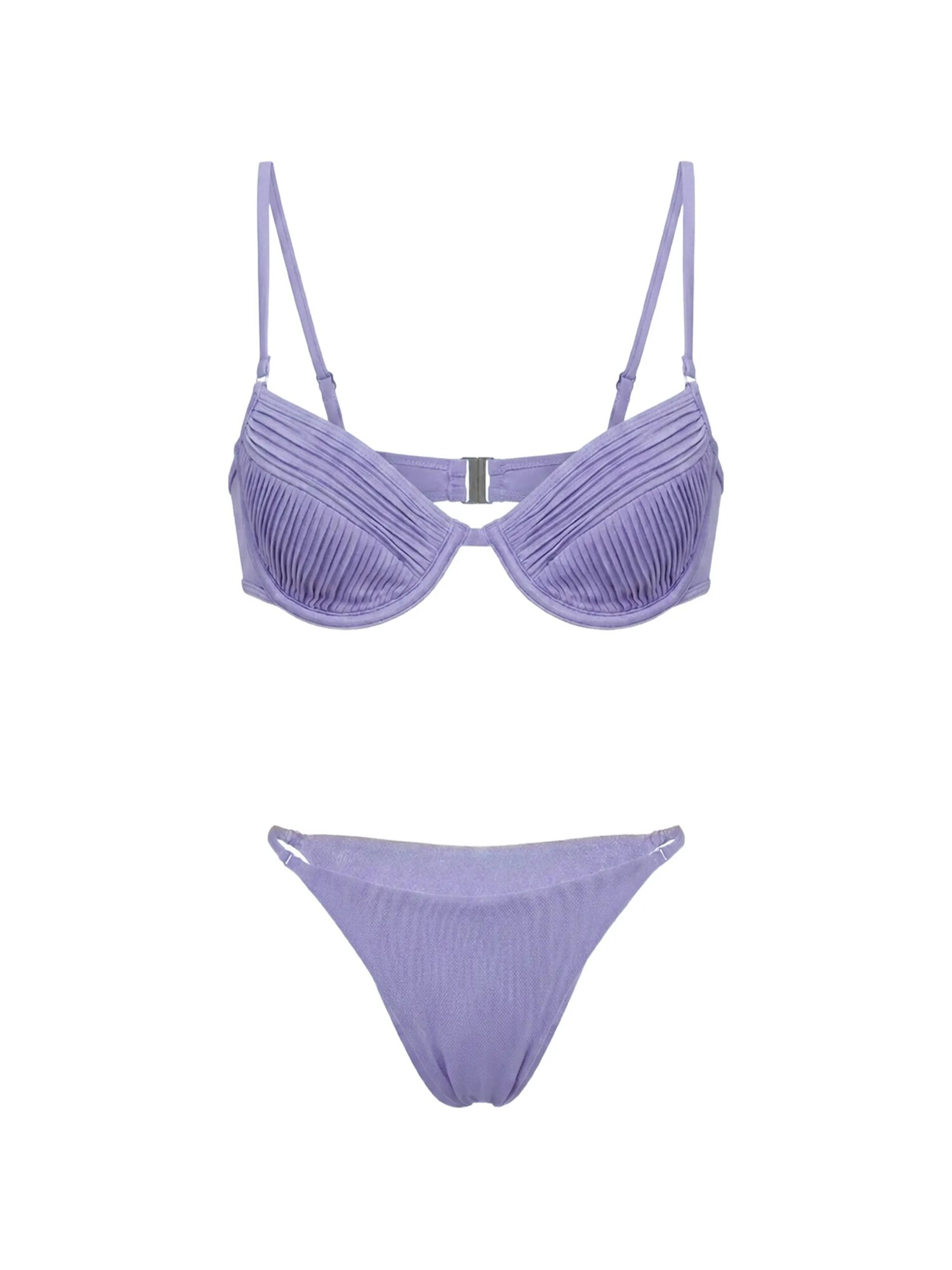 Купальник Amy pleated shirred bikini