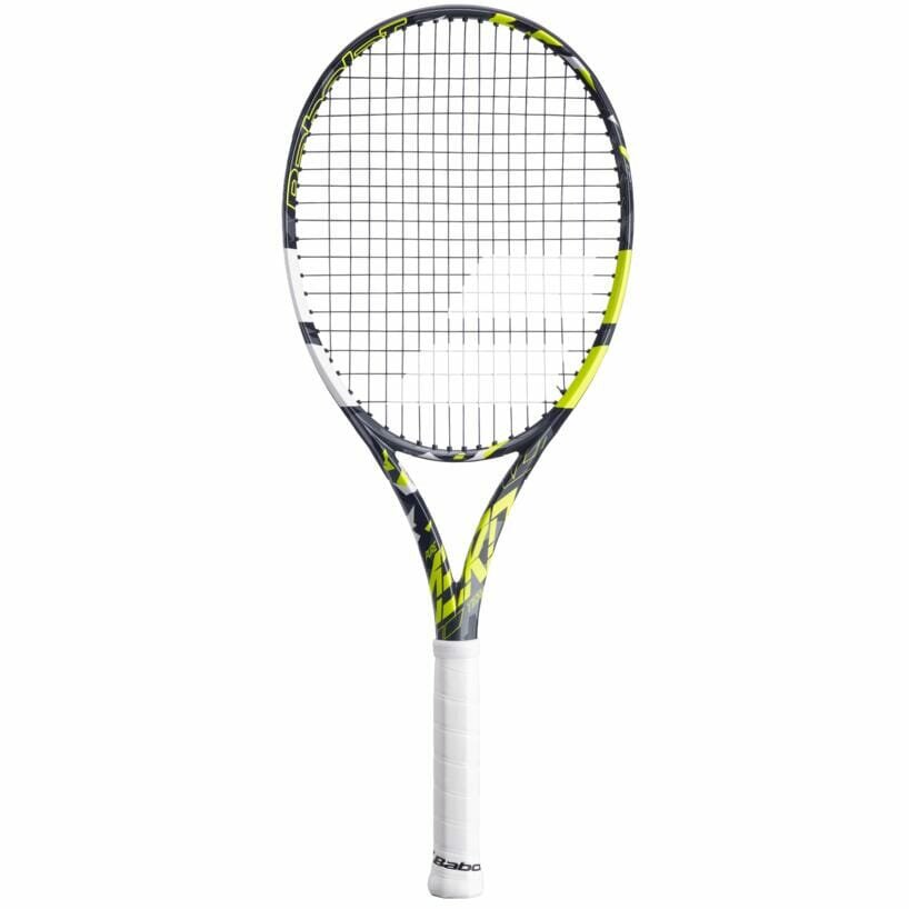 DECATHLON ракетка для большого тенниса Babolat Pure Aero Team, серый, желтый, белый