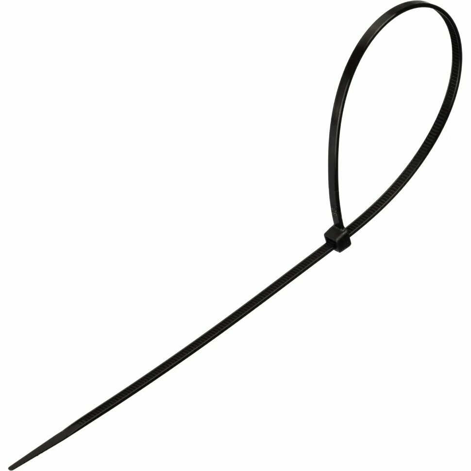 Стяжка (хомут) 300 мм x 3,6 мм, Bigtech BT-CT-300-36-B, нейлон, черн,100 шт/уп, 2157528