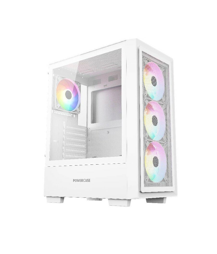 Корпус Powercase Mistral AY4W ARGB White (CMAYW-A4)