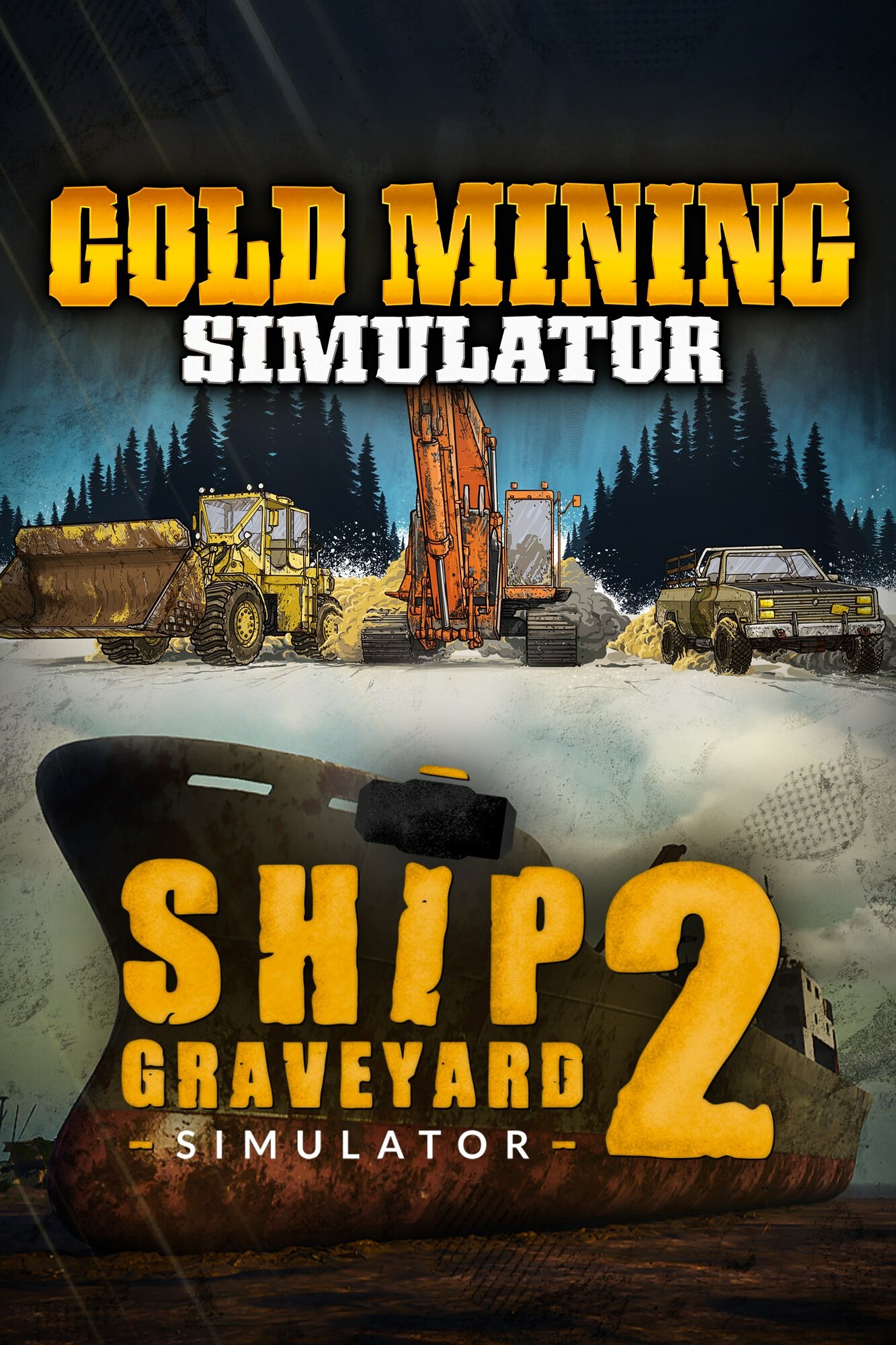 Набор Mine & Ship Bundle: Gold Mining & Ship Graveyard Simulator 2 — Xbox Series X|S, Xbox One — Цифровая версия