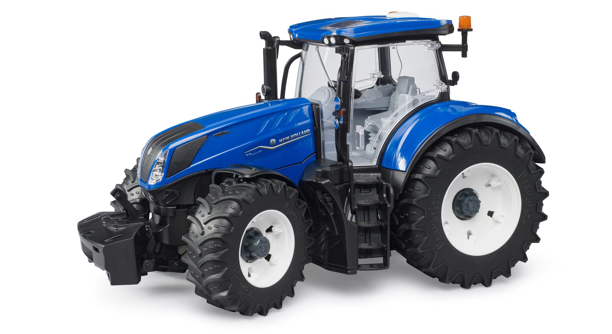 Трактор Bruder New Holland T7.340 03120 1:16 36 см, синий/черный