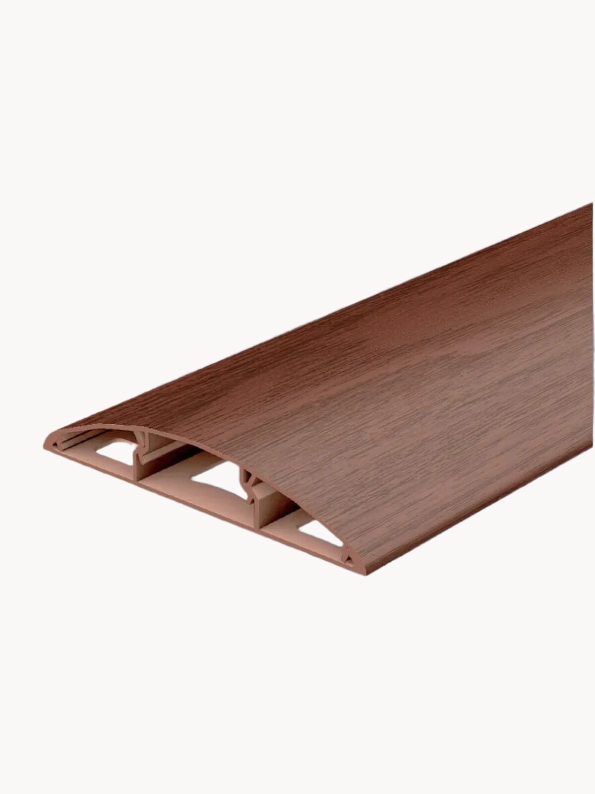 Кабель-канал декоративный универсальный 70мм под дерево полукруглый 1 штука по 1,1 метра