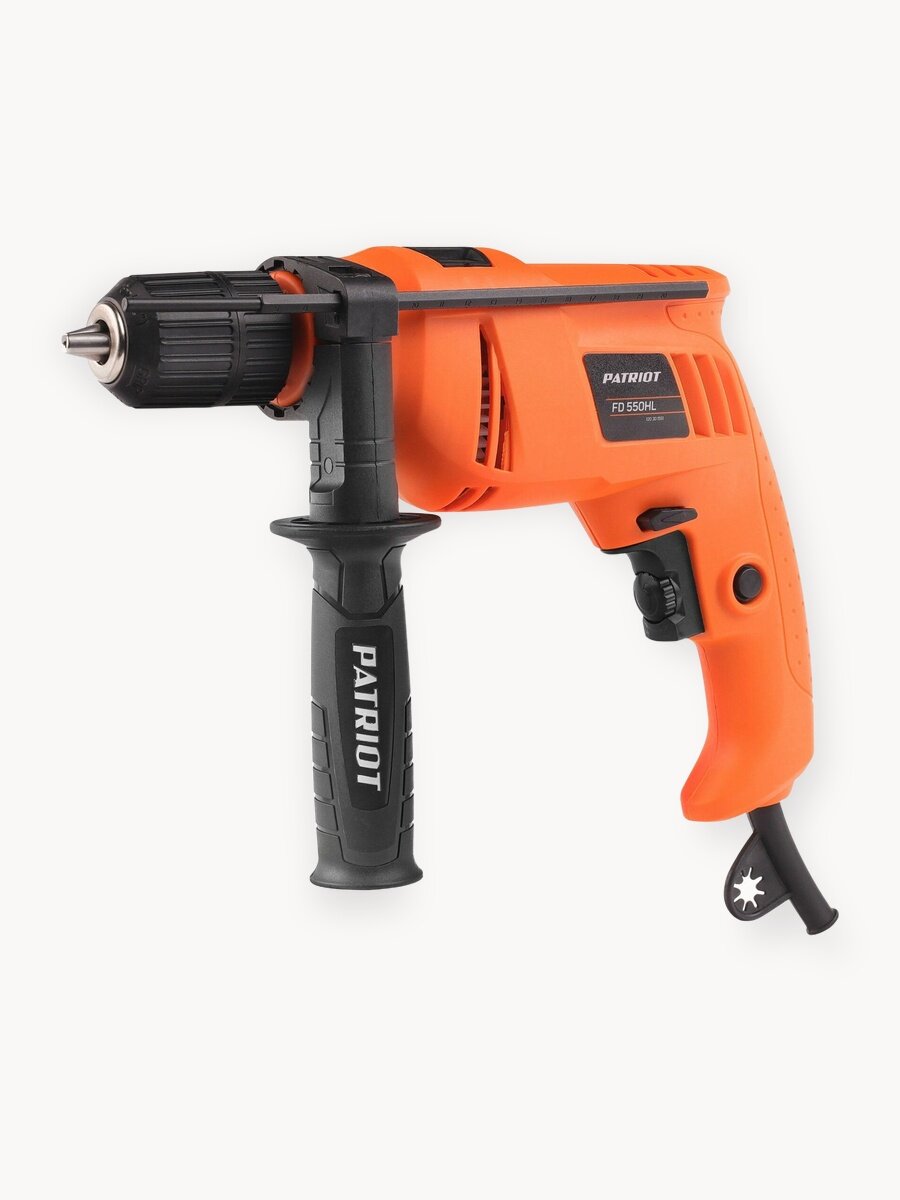 Дрель электрическая ударная PATRIOT FD 550 HL, 600Вт, 44800уд. мин, реверс