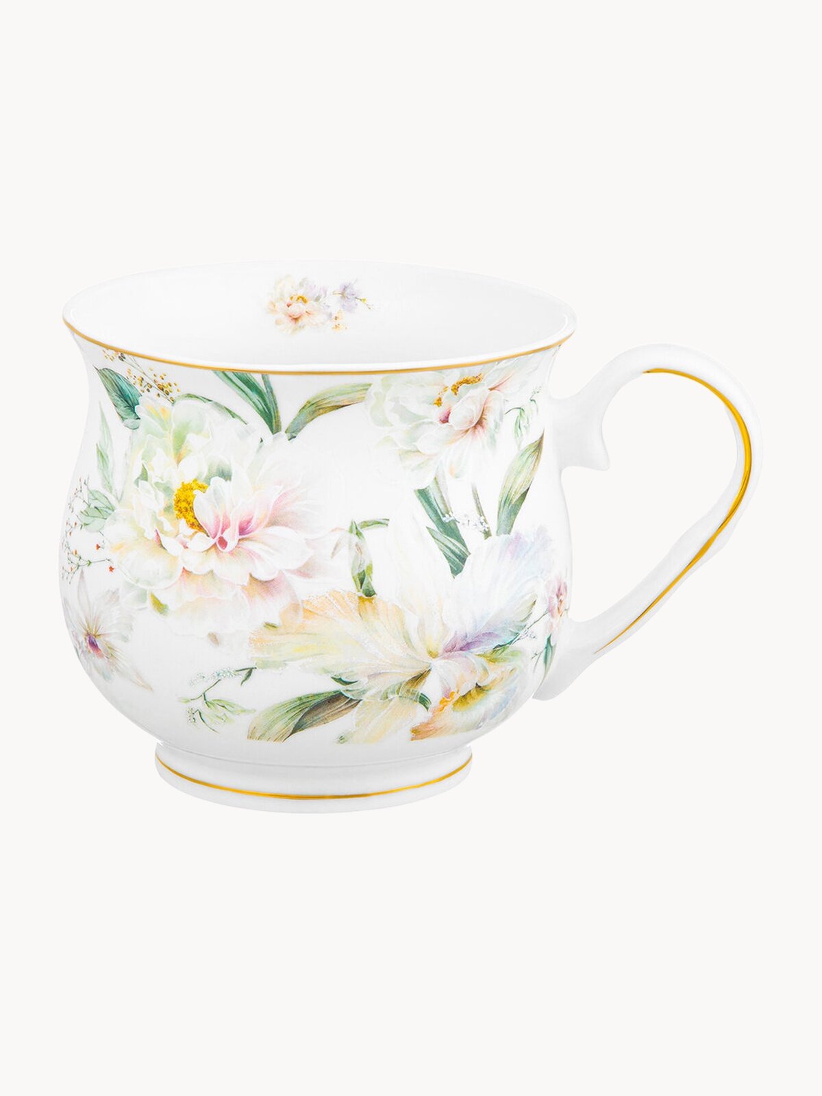 Кружка, чашка для чая, кофе 480 мл Elan Gallery Корнелия, 13,5х10х9 см