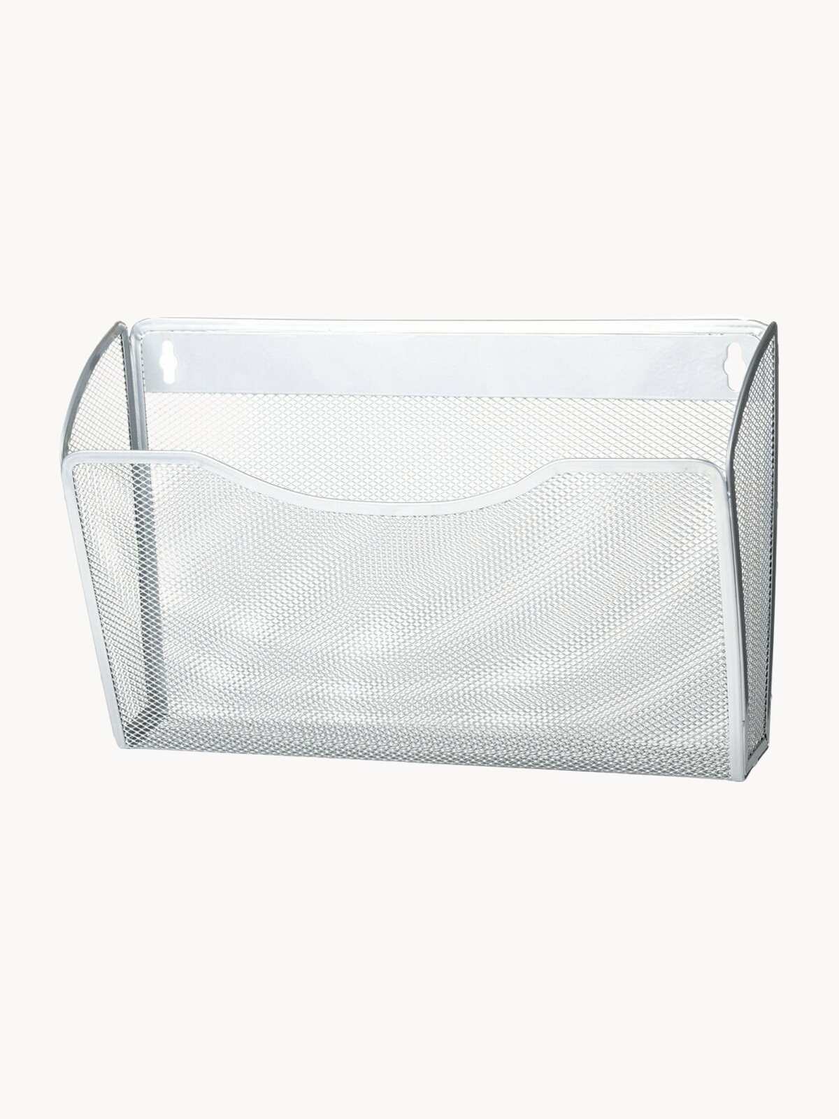 Лотки для бумаг настенные 3 штуки формат А4 BRAUBERG "Germanium", серебристый, 231975