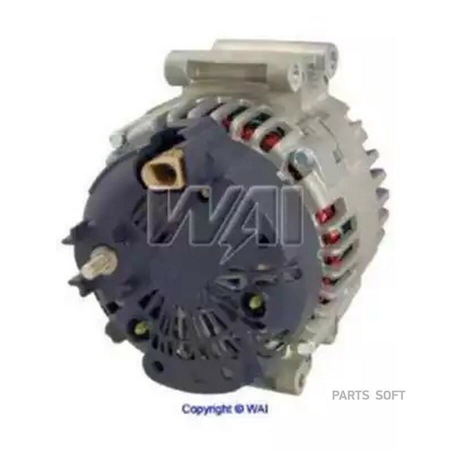 Генератор (новый) Audi A4 (2006-04) от официального дистрибьютора, WAI, артикул 11070N