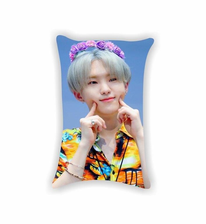 Подушка Seventeen №6, Картинка с одной стороны