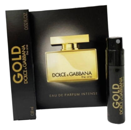Сэмпл аромата Dolce Gabbana The One Gold Intense Limited Edition For Women 0.8 / Парфюмерная вода Дольче Габбана Зе Уан Голд Интенс Фо Вумен миниатюра