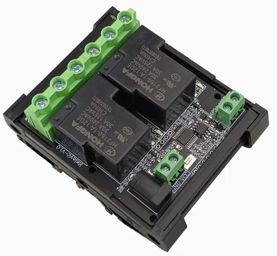 Modbus-RTU модуль 2-х канальный релейный 30А