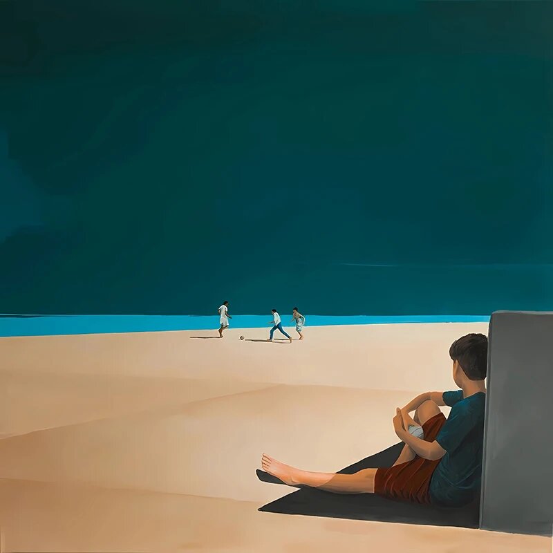 Картина David Hockney "Пейзаж" на холсте