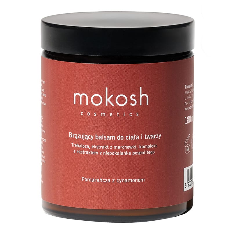 Автозагар Mokosh Bronzing Body & Face Balm Orange & Cinnamon Бронзирующий бальзам для тела и лица - Апельсин с корицей 180 мл