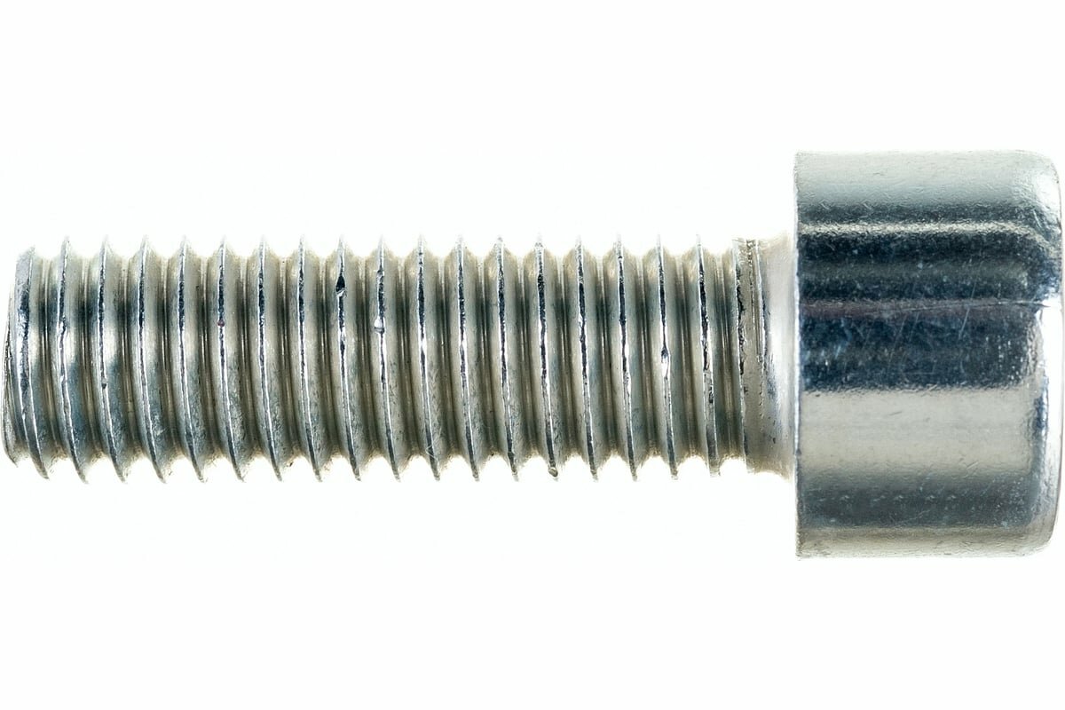 Стройметиз DIN912 болт с внутренним шестигранником М10х30 8,8 цинк, 20 шт для монтажа