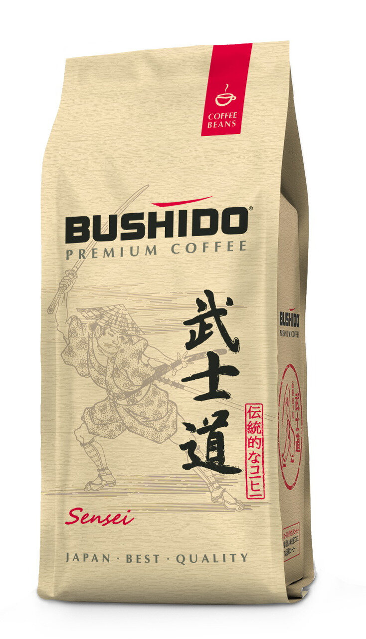 Кофе зерновой BUSHIDO Sensei, 227г