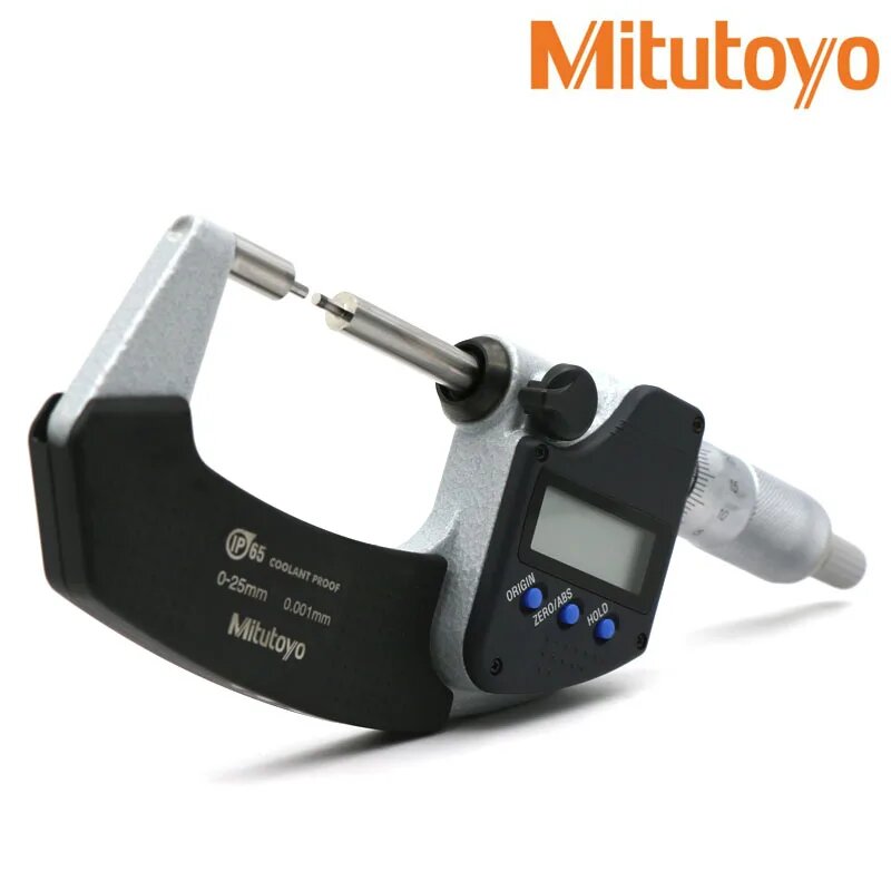 Mitutoyo 331-261-30 SPM2-25MX Spline микрометр, IP65, φ 2 мм * 5 мм Spline, 0-25 мм, 0,001 мм Микрометры с цифровой индикацией