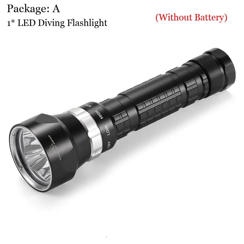Новинка, фонарик для дайвинга 4xXHP5 0, фонарь IPX8 100 м для подводной ловли рыбы, тактический фонарь желтого/белого цвета, фонарь для подводного плавания 26650