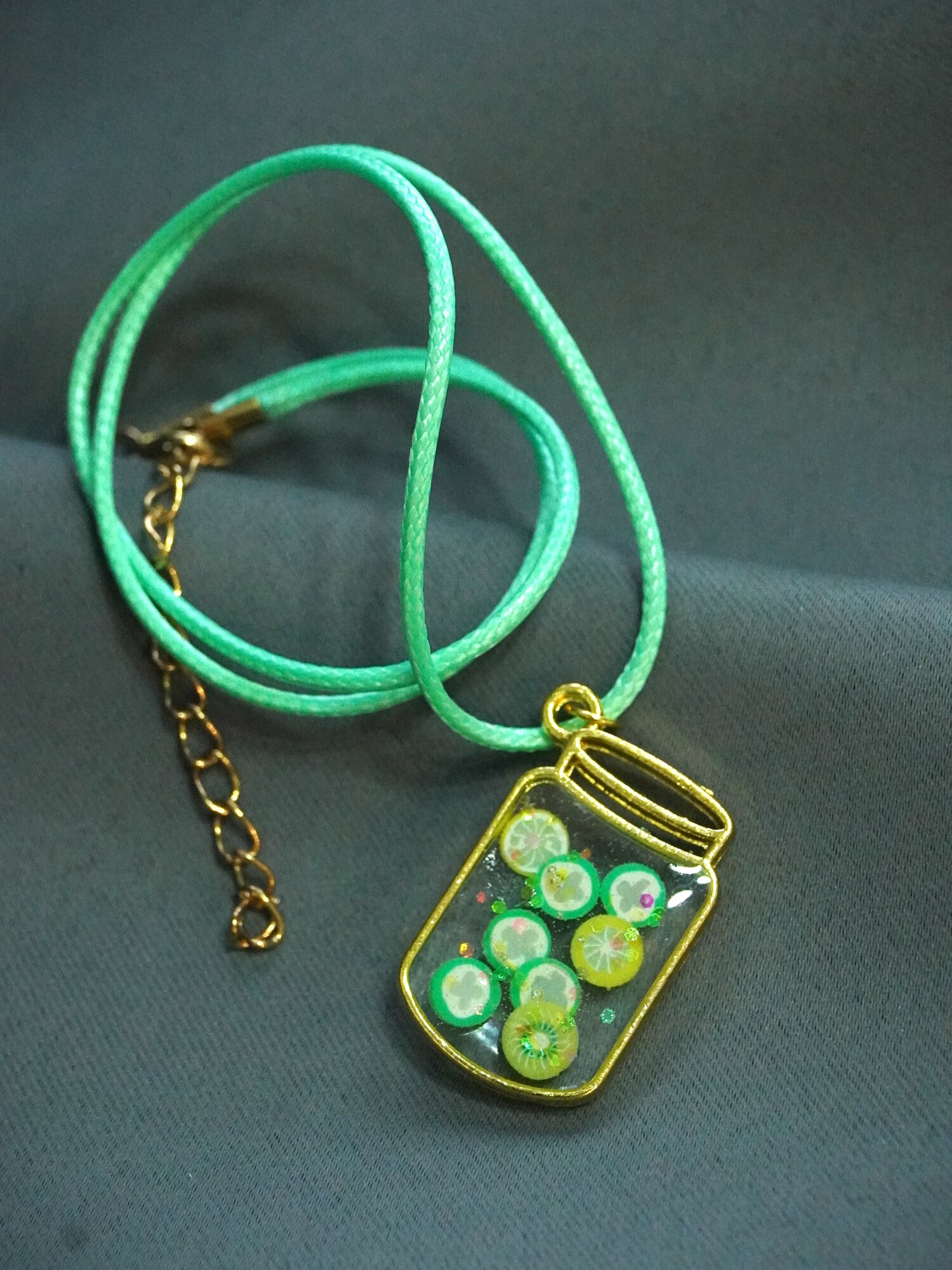 Колье, эпоксидная смола