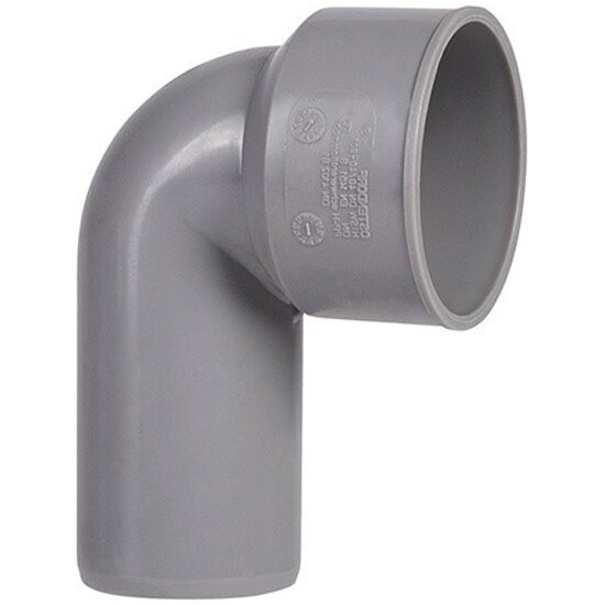 Отвод Ostendorf HT HTSW (PP-H), Дн 50/50х90гр б/нап б/к, сифонный , 112950