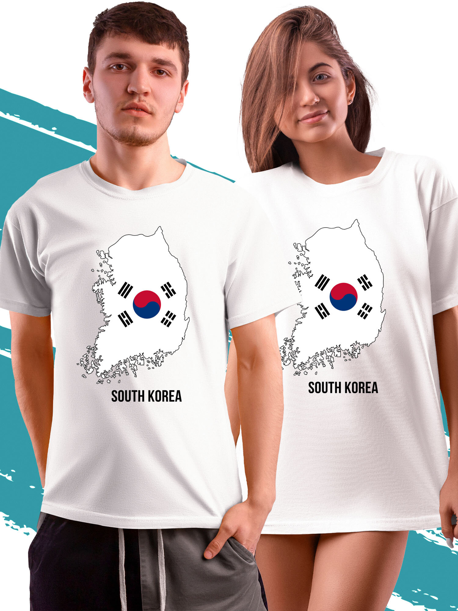 Футболка флаг Южной Кореи-South Korea