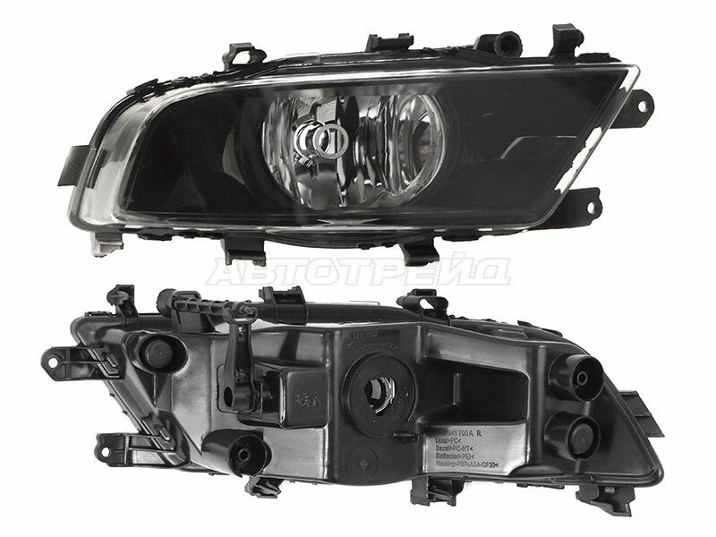 . SAT Фара противотуманная для SKODA SUPERB 13-15 правая черная