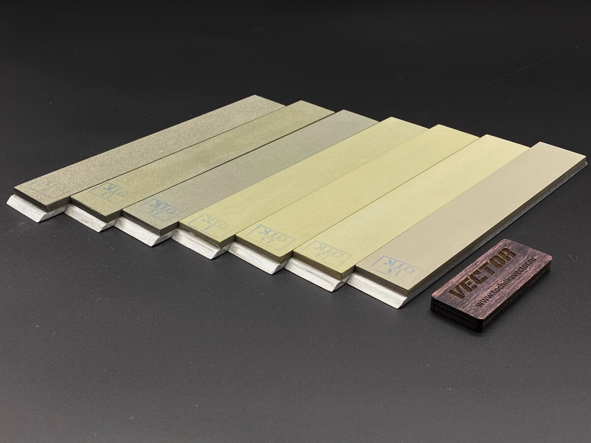 Комплект алмазных брусков VID, C50%, 25мм, 7шт. 200/160, 100/80, 50/40, 20/14, 7/5, 3/2, 1/0 микрон