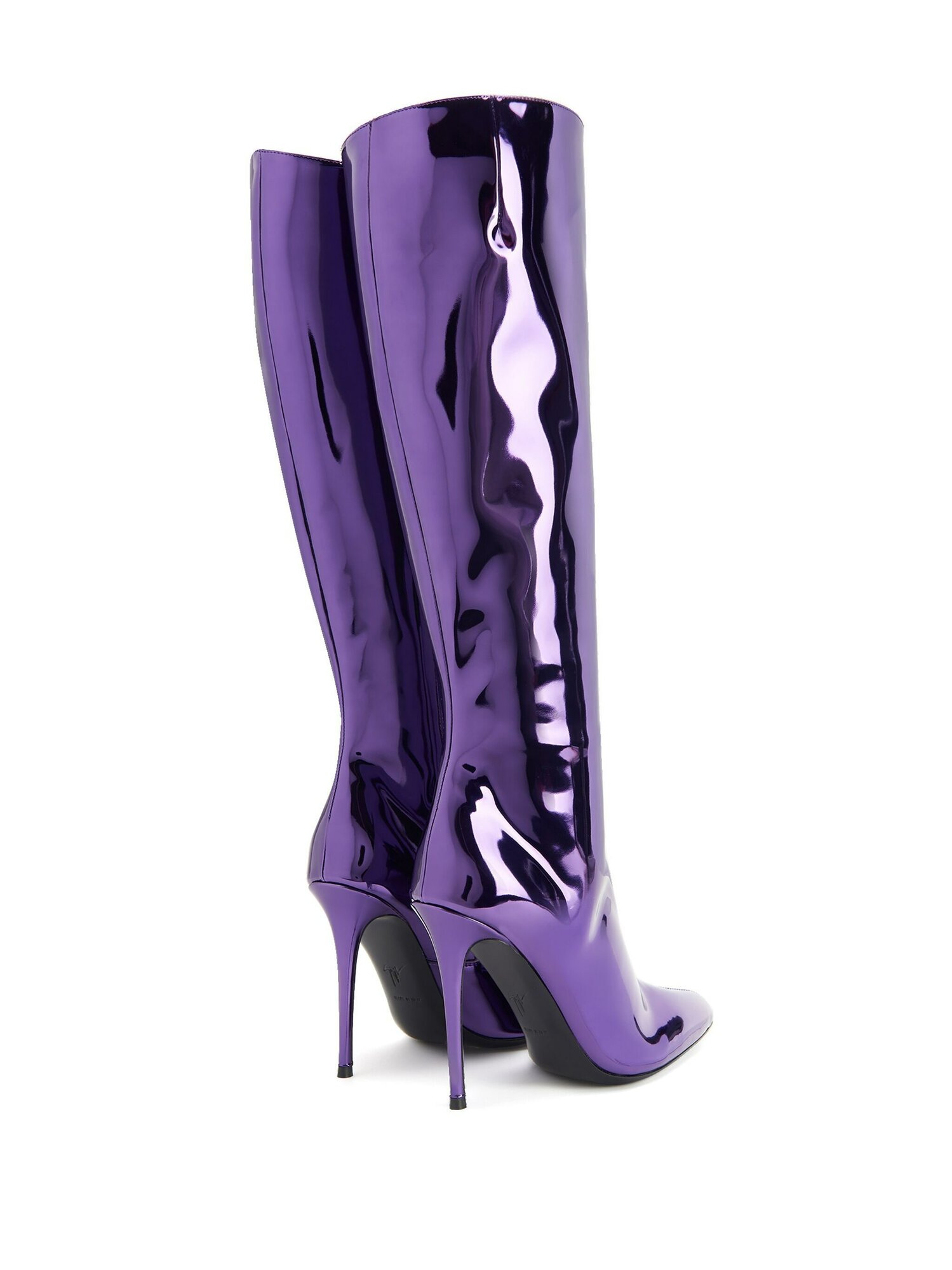 Ботинки Giuseppe Zanotti Brytta High 90, размер 35 EU, purple — фото 1