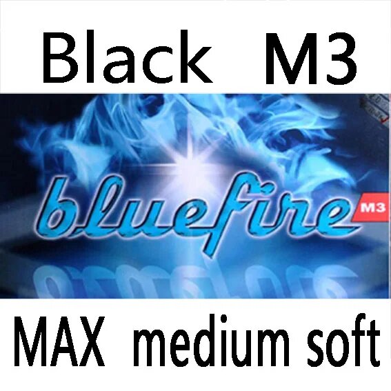 Donic Original Blue Fire M1/M2/M3 Bluefire Pips-in резина для настольного тенниса M3 Black MAX MS