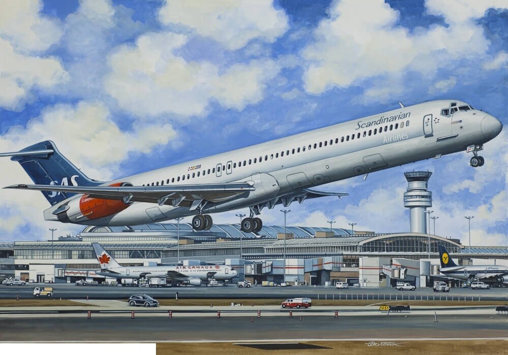 ЕЕ144112 Авиалайнер MD-80 SAS