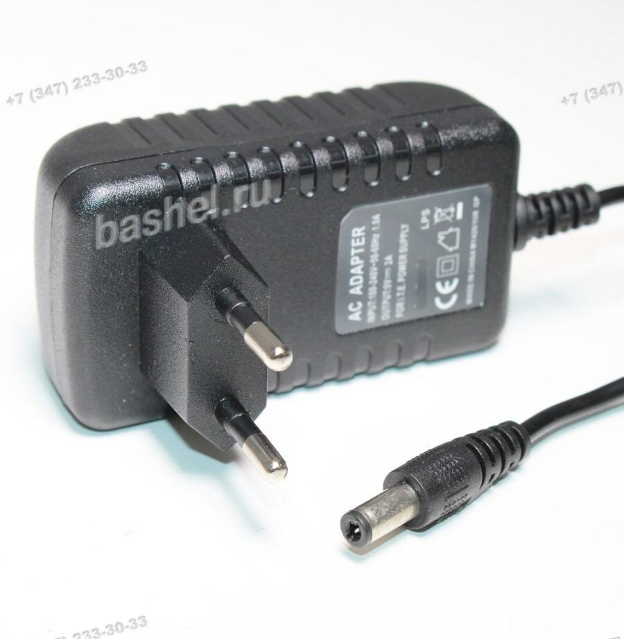 Блок питания 9V, 2A Voltlander AC-N346-ABP (штекер 5.5*2.1) (-)