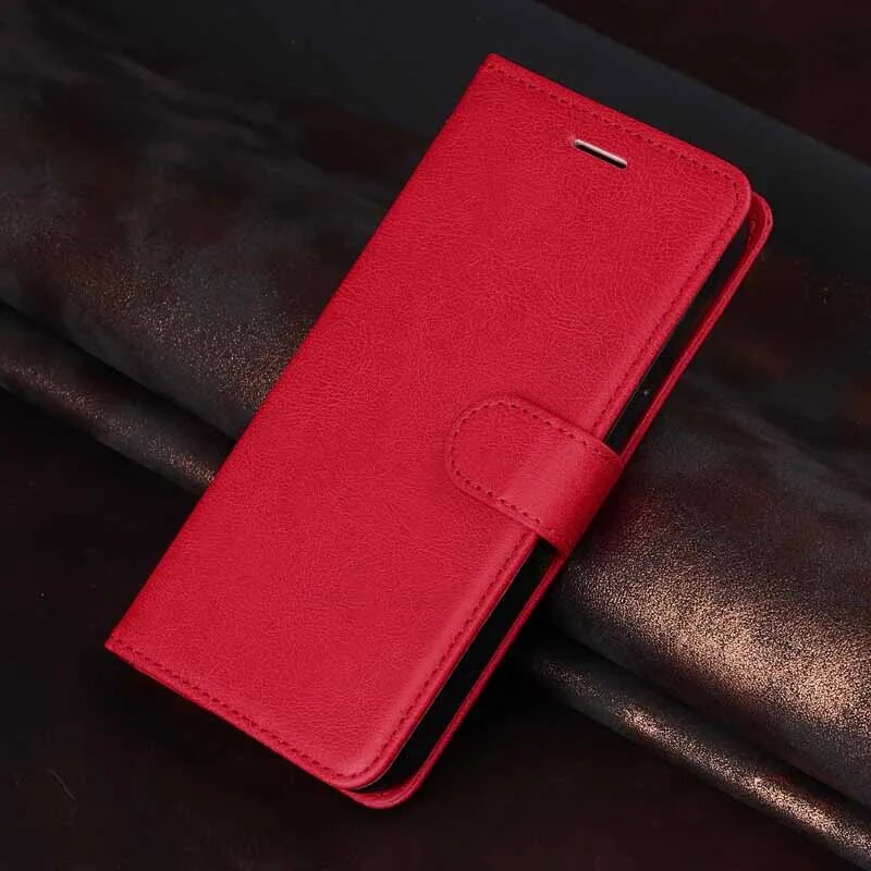 Флип-чехол-кошелек для Xiaomi Redmi Note 8 9 10 11 12 13 Pro 9T Редми Примечание 13 Про 4G, G4-Red