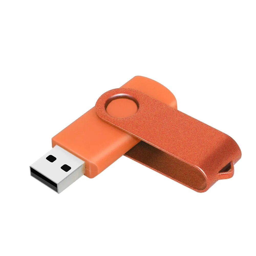 Оранжевая USB-флешка KAWEIDA 128 ГБ