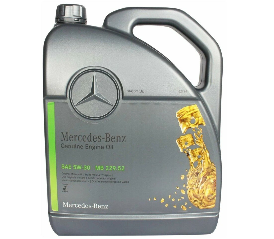 Масло моторное MERCEDES-BENZ МB 229.52 5W-30 5 л A000 989 70 06 13 ABDW