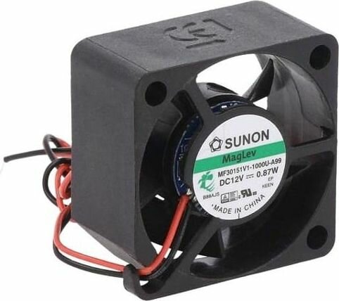 Вентилятор SUNON MF30151V1-1000U-A99 Вентилятор осевой 12В DC 30x30x15мм подшипник Vapo 10,14куб. м/ч 27дБА 1шт