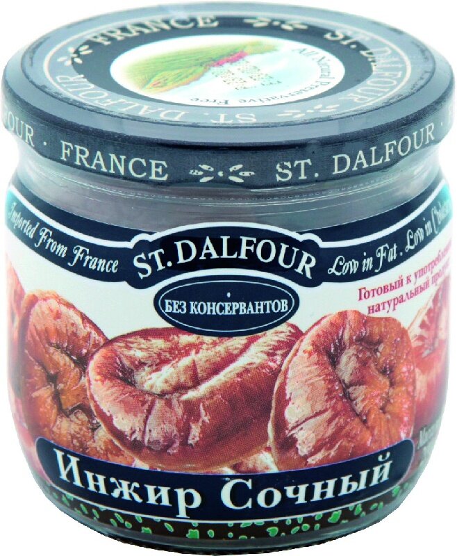 Инжир St.Dalfour Сочный без сахара /стекло/ 200г