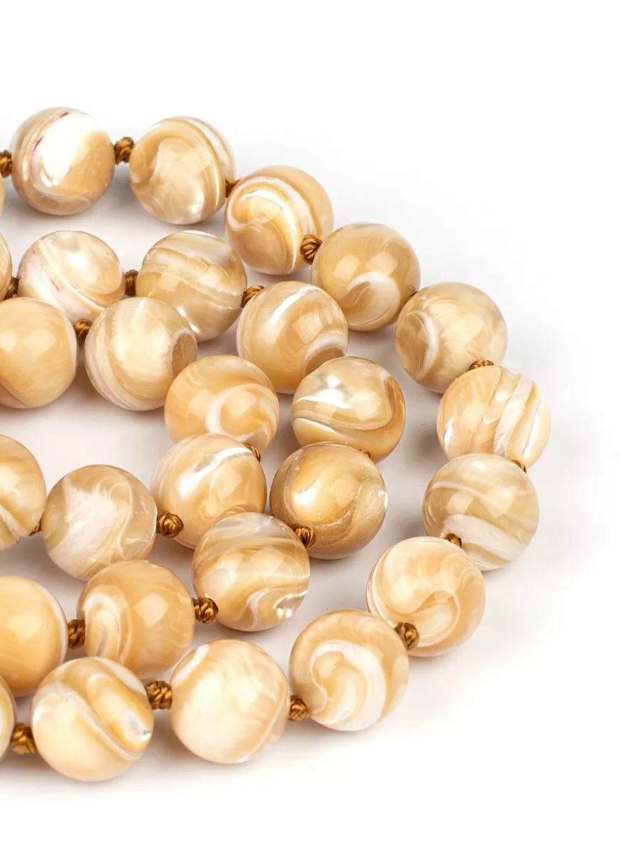 Бусы, перламутр