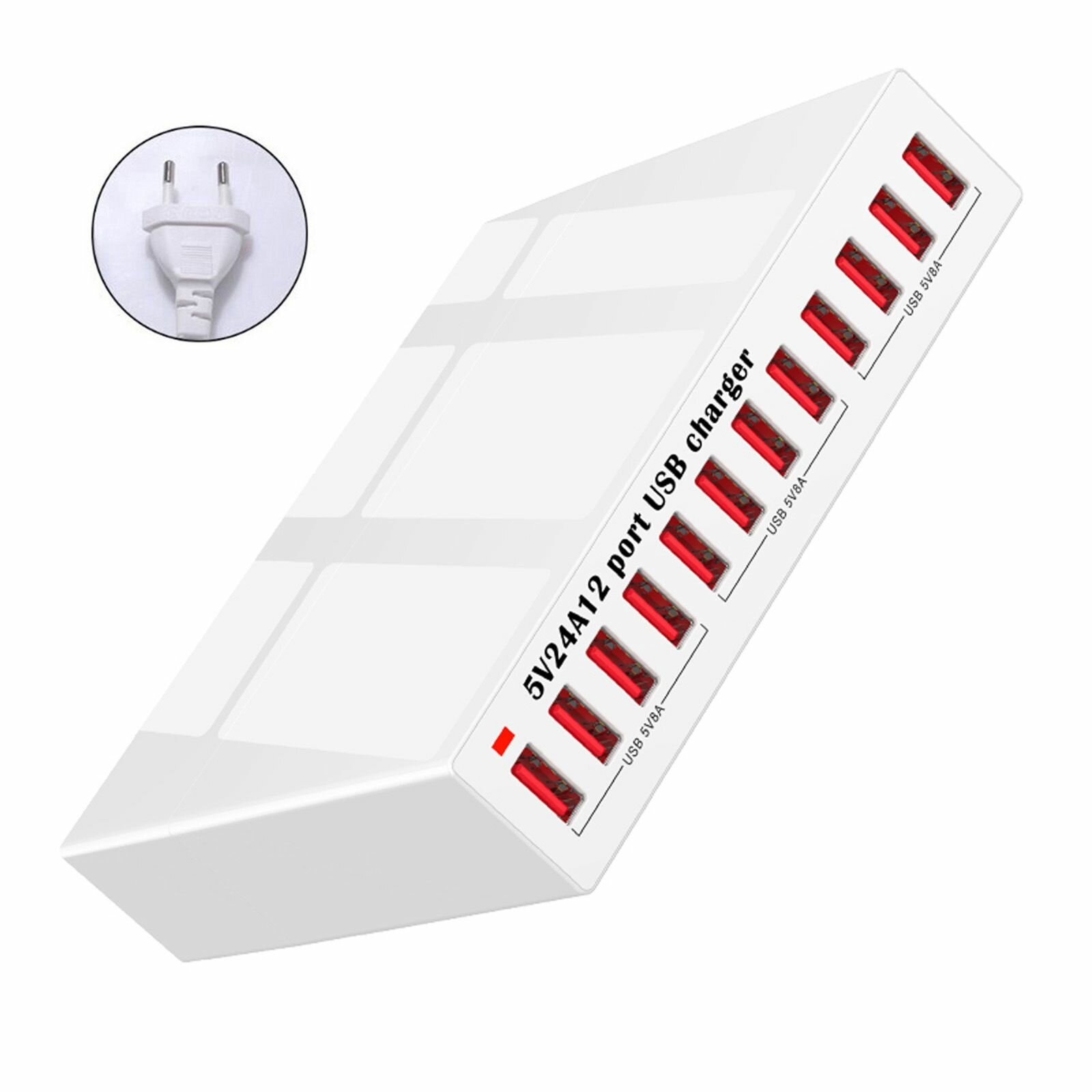 12-портовое USB-зарядное устройство X6-EU Europe