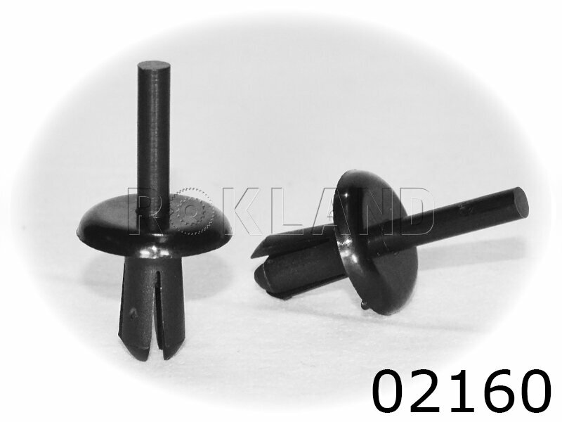 10шт - 02160 клипса автомобильная VOLVO ROKLAND