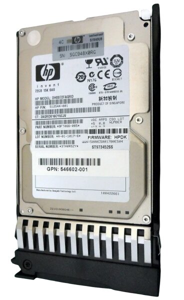 Жесткий диск HP 512544-001 72Gb SAS 2,5" HDD