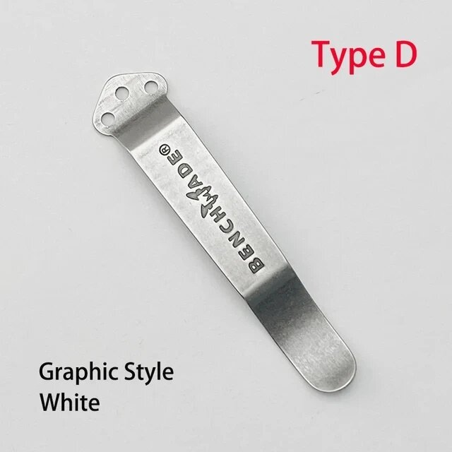 1 шт, карманный зажим для ножа из нержавеющей стали, задний зажим для Benchmade Griptilian 551 Bugout 535 940 710 730, мини-ручка Emerson ProTech