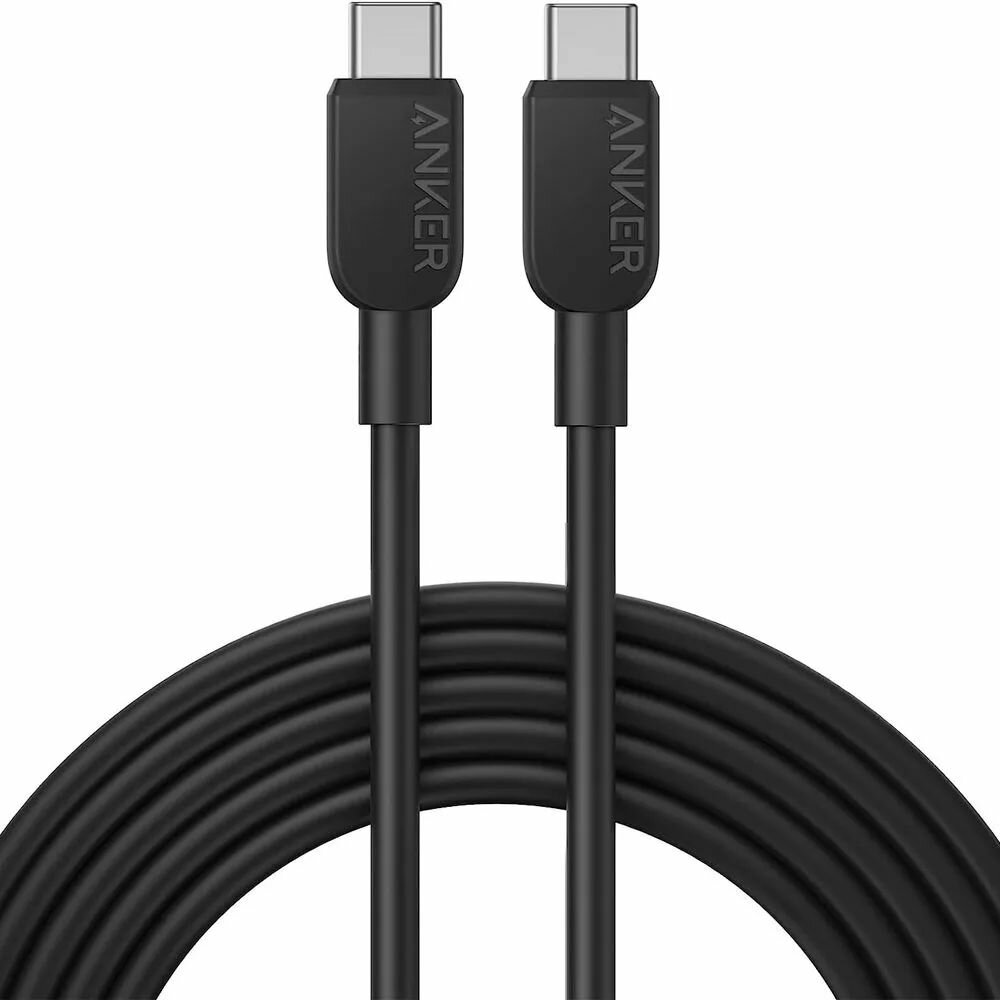 Кабель для зарядки ANKER 310 USB-C to USB-C 60W 1.8m - Black