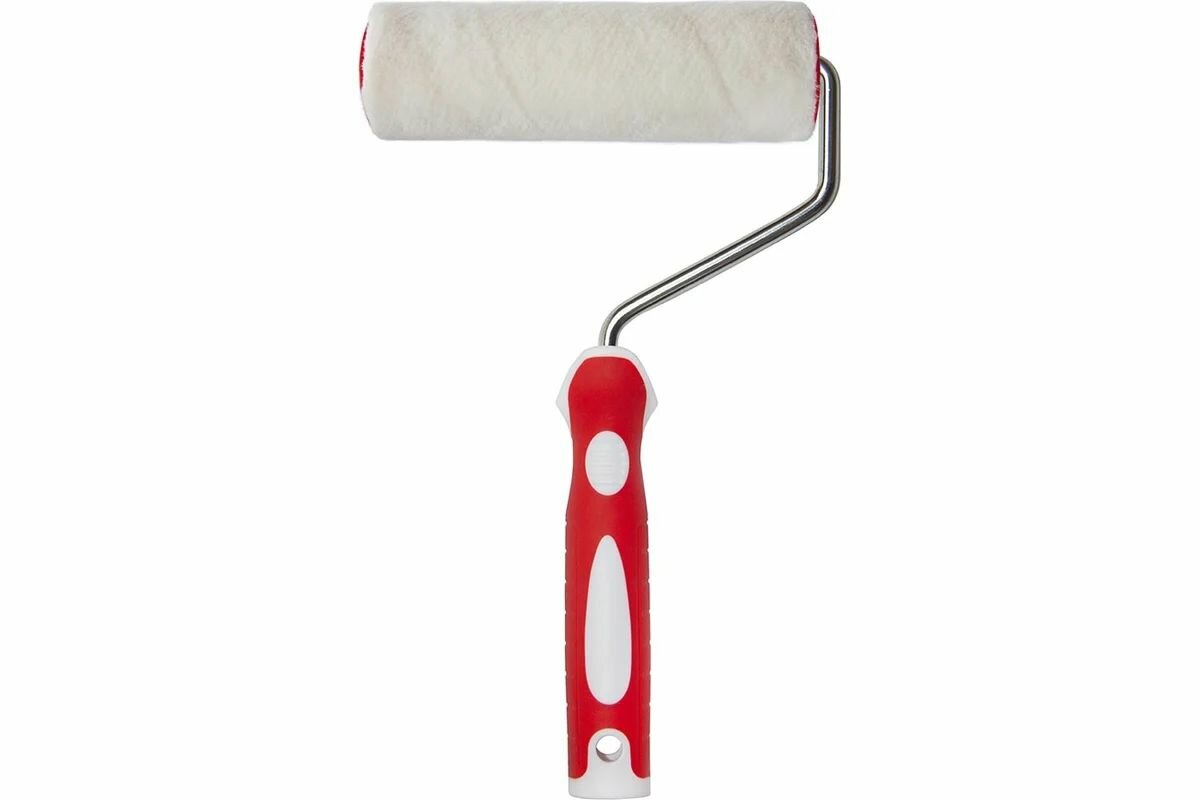 Малярный валик для лаков PARADE с ручкой, велюр, 4х48х180 мм, ручка 8 мм