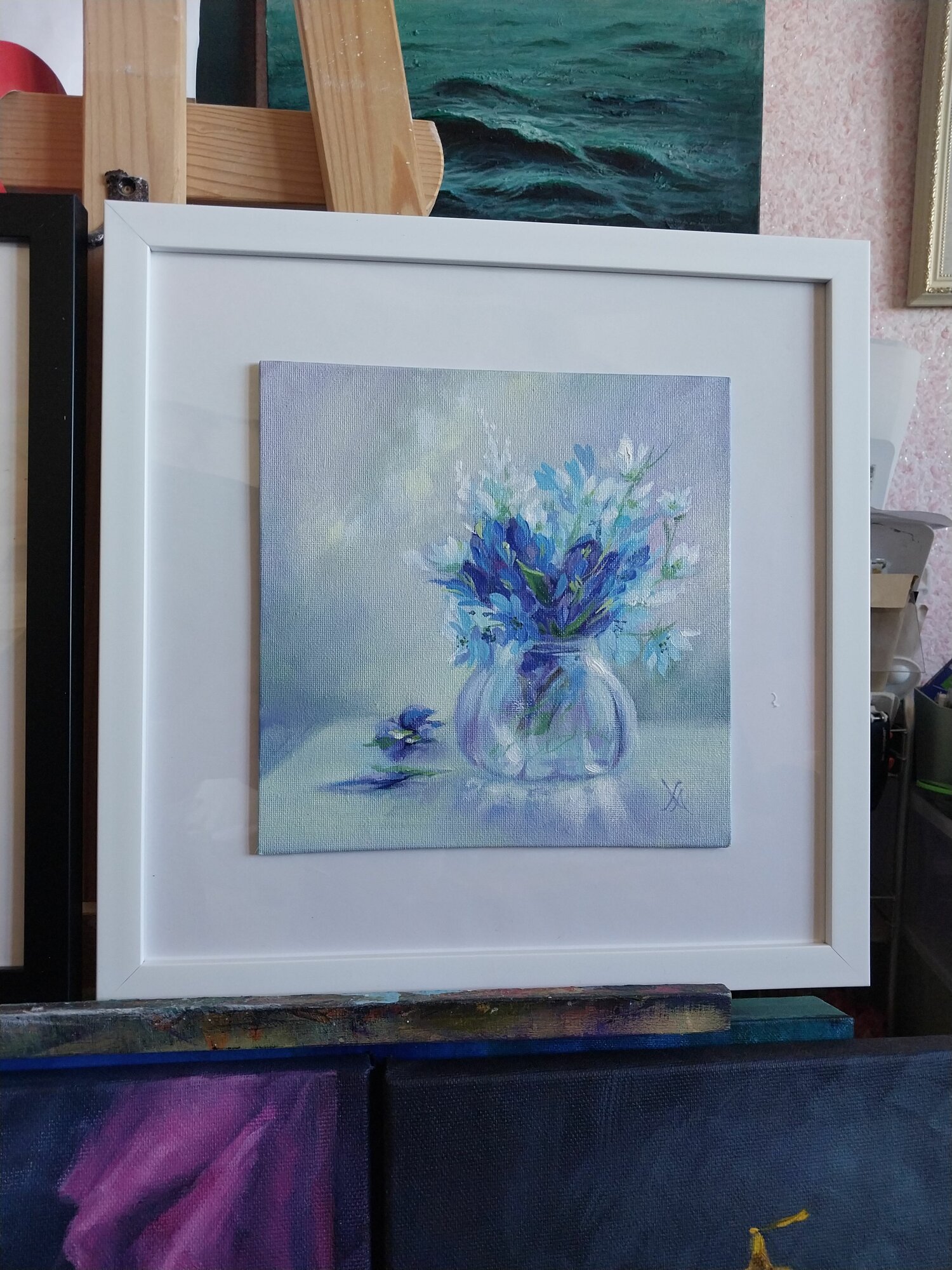 Авторская картина "Нежность 2" реальная живопись, масло, холст, не печать,